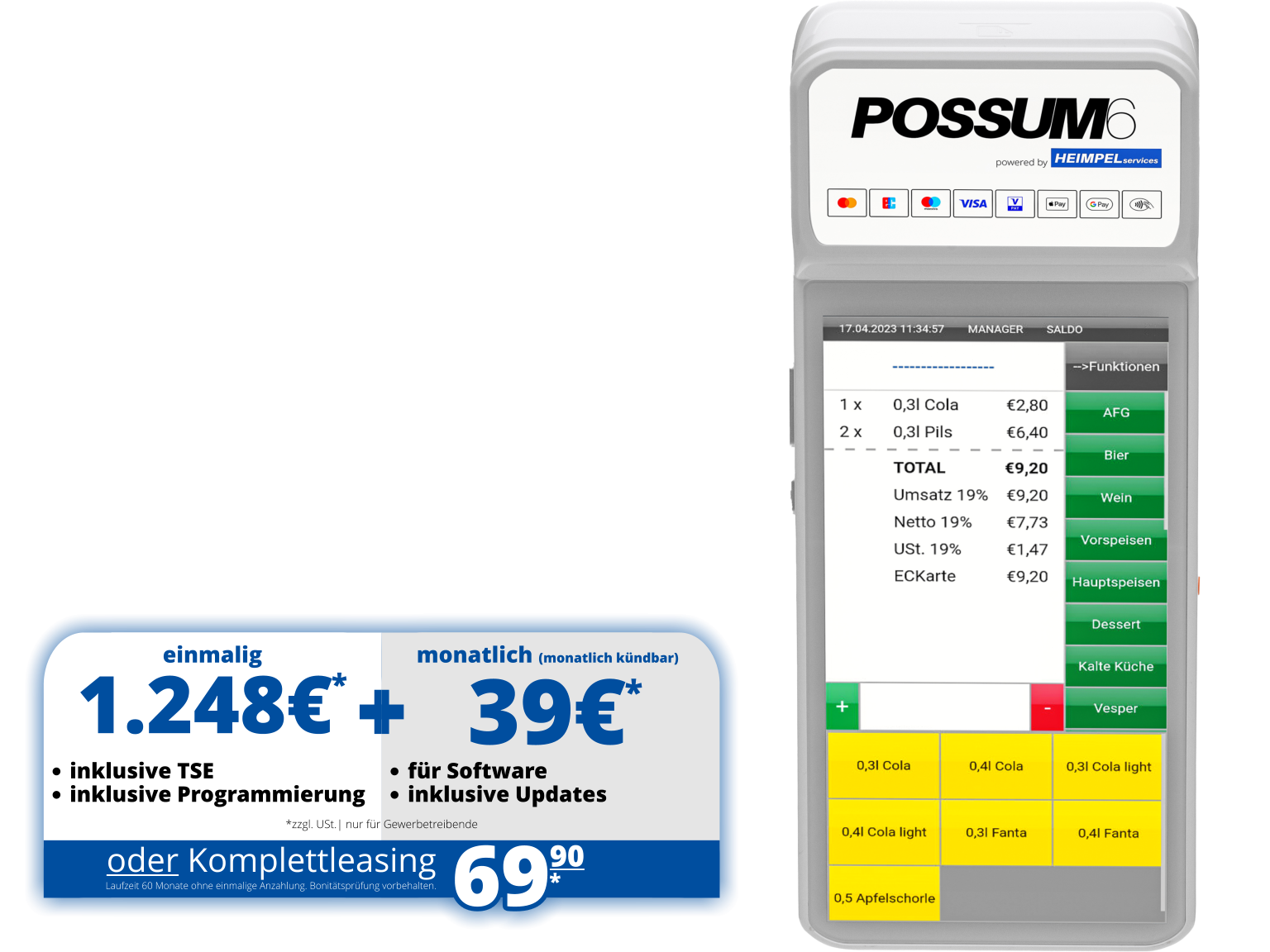 All in One Kassensysteme im Vergleich